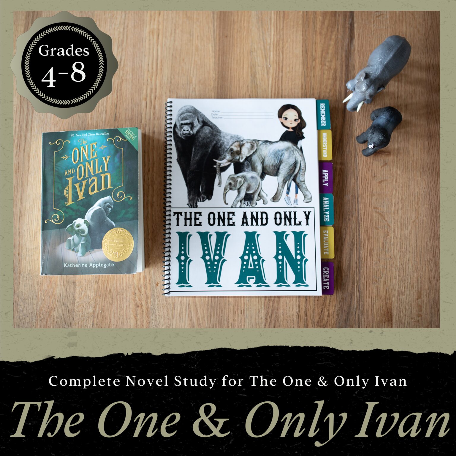 The One and Only Ivan Novel Study & Workbook - The SuperHERO Teacher
