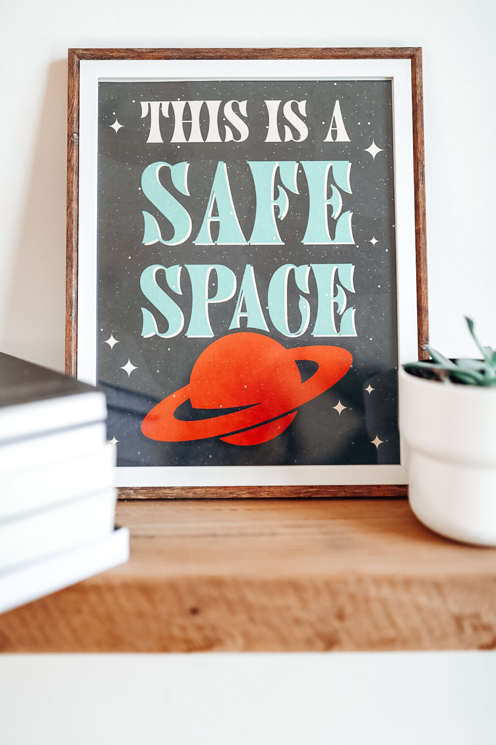 Safe Space Classroom Poster: Purposeful Decor - The SuperHERO Teacher